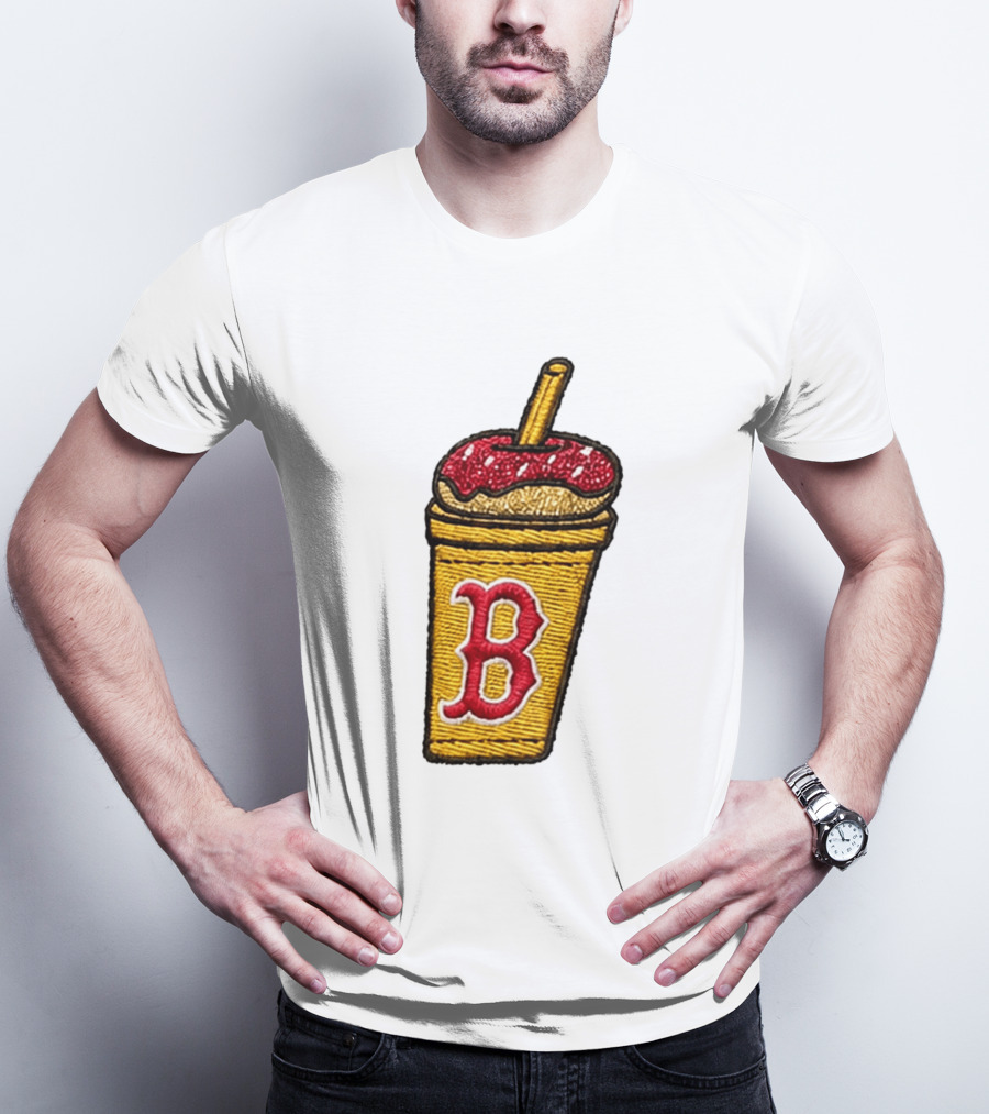 Red Sox Dunkin' Iced Coffee B Cap 2026 T-Shirt