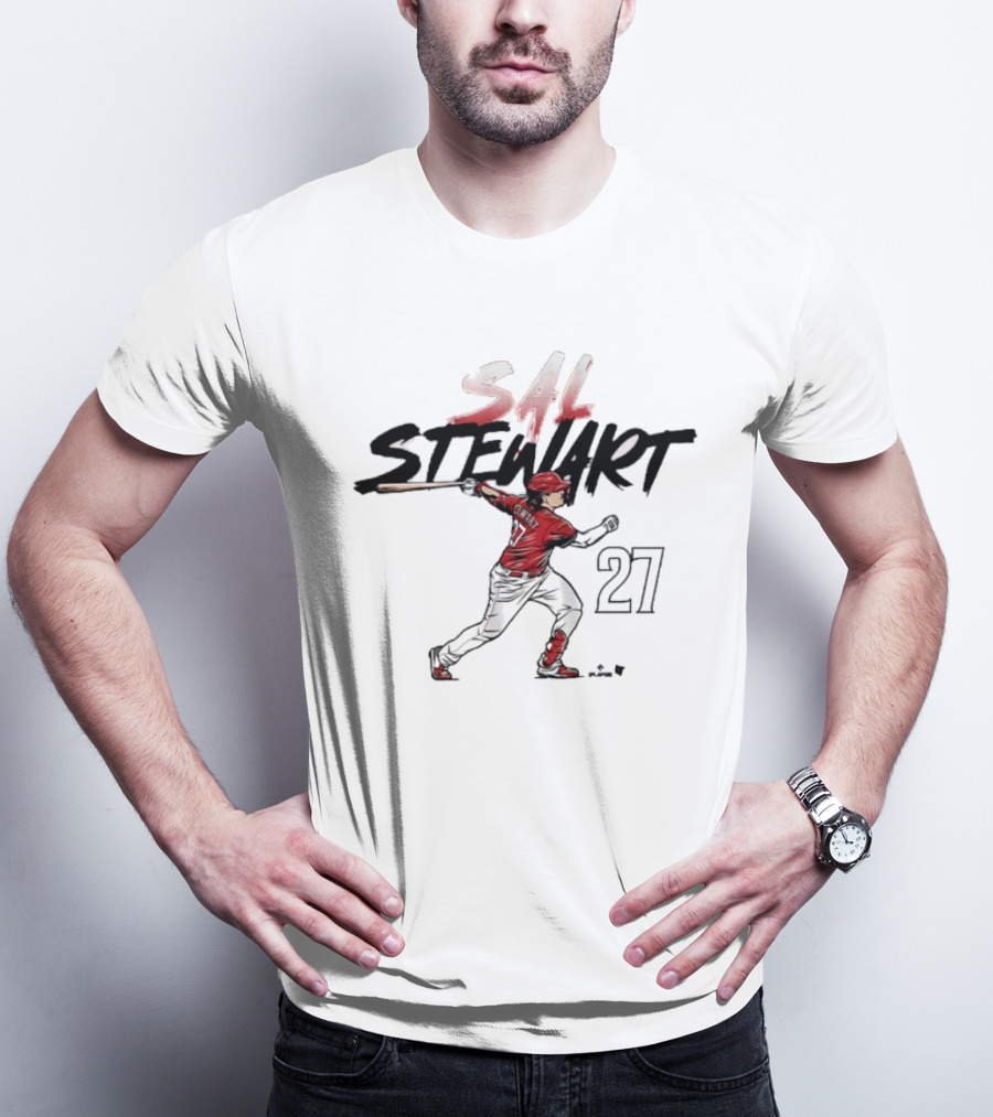 Sal Stewart Baseball Slugger Swing 27 Classic Sports T-Shirt