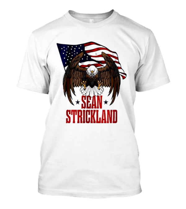 American Flag Eagle Sean Strickland UFC The Great American Hope T-Shirt