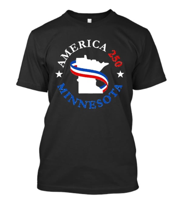 America 250 Minnesota State Celebration Patriot Stars T-Shirt