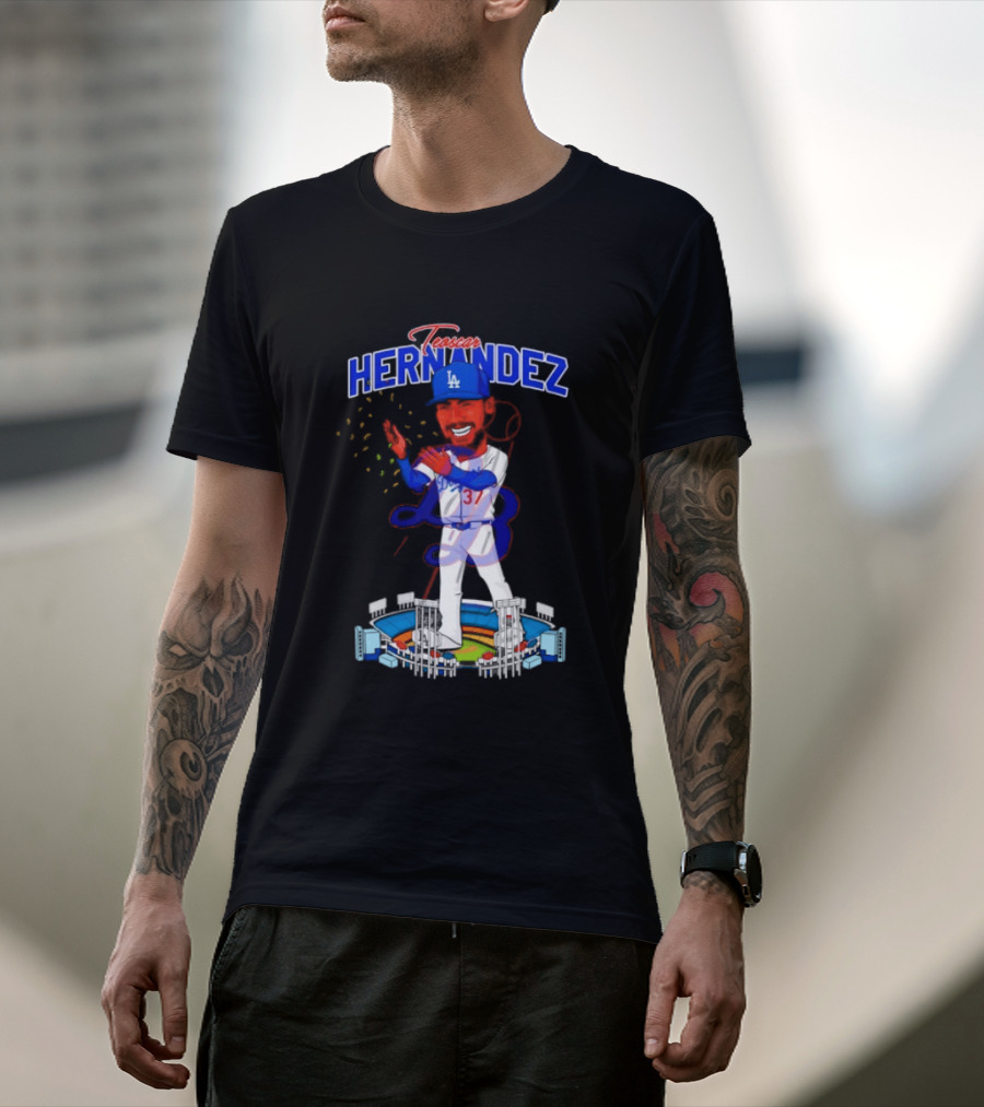 Teoscar Hernández Los Angeles Dodgers 37 MLB 2026 T-Shirt