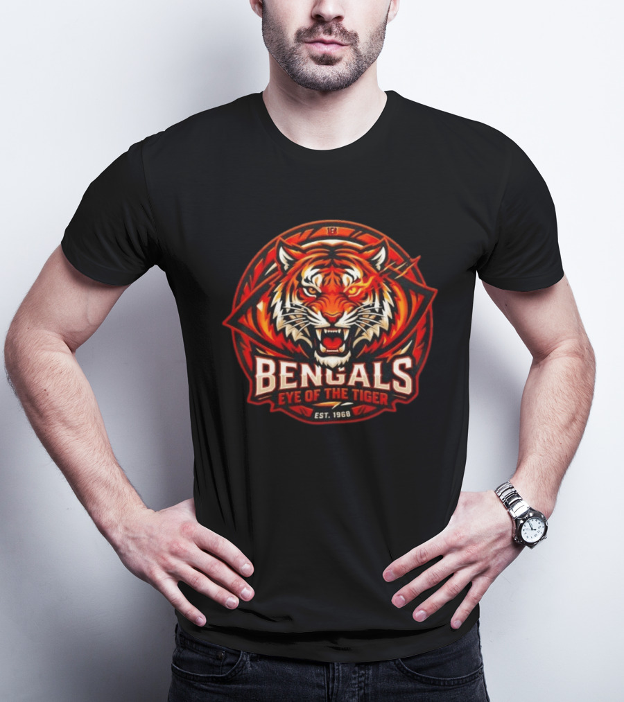 Bengals Eye Of The Tiger Est 1968 T-Shirt