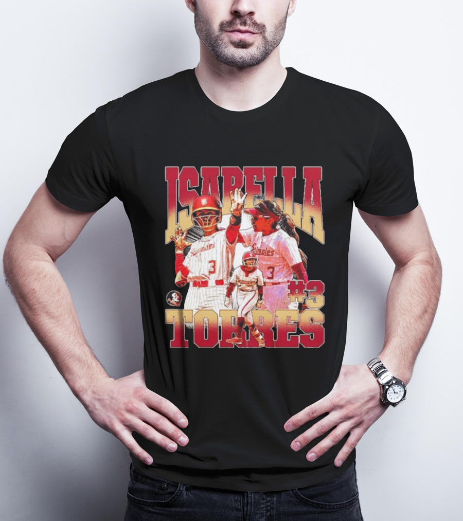 Isabella Torres Florida State Seminoles #3 Player Collage T-Shirt