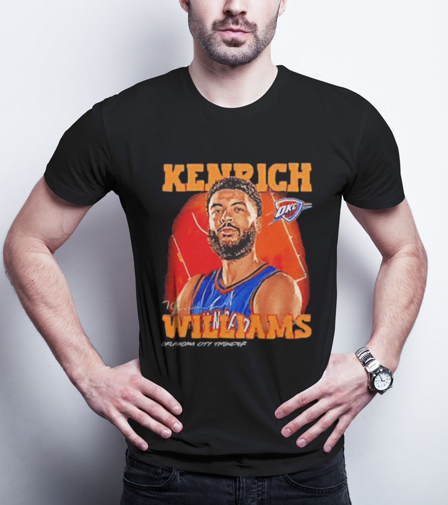 Kenrich Williams Oklahoma City Thunder OKC Basketball Player T-Shirt