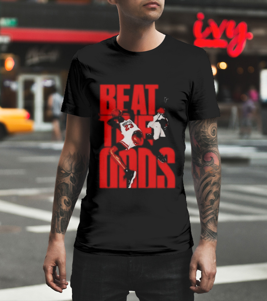 Beat The Odds Michael Jordan 23 Chicago Bulls T-Shirt