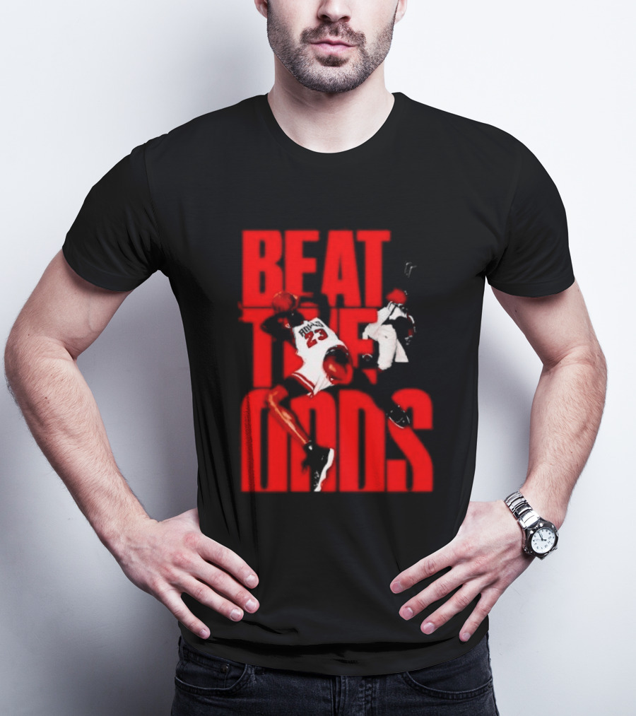 Beat The Odds Michael Jordan 23 Chicago Bulls T-Shirt