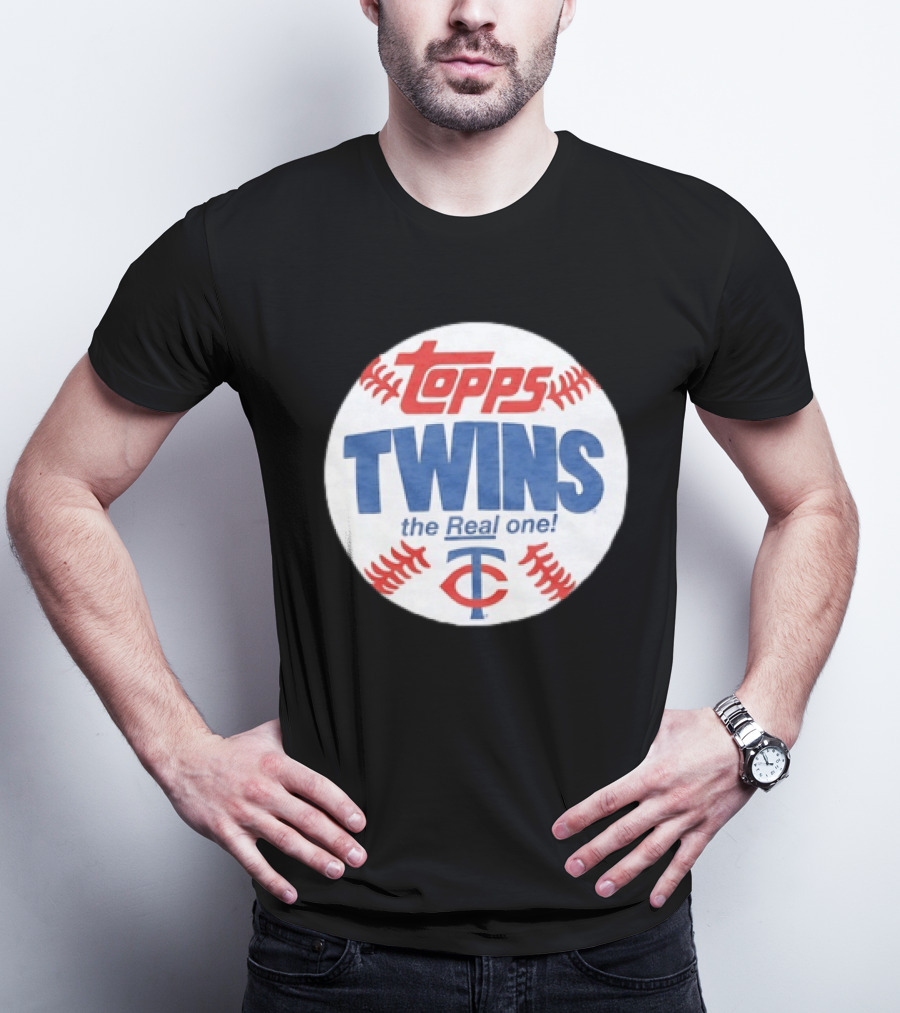 Minnesota Twins Topps The Real One Baseball Collection T-Shirt