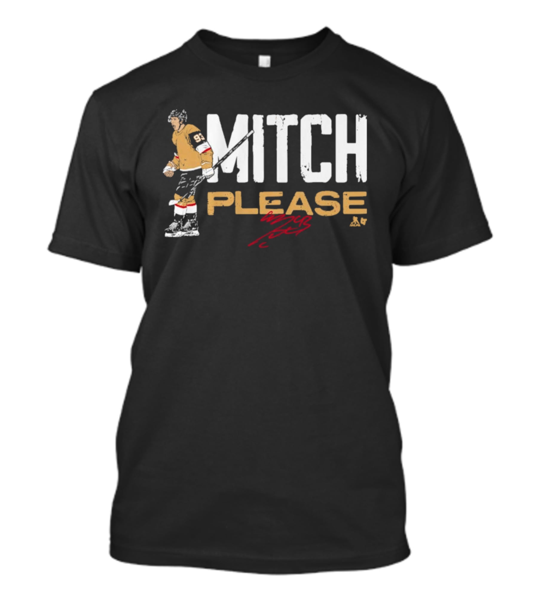 Mitch Please Hockey Graphic With Player T-Shirt