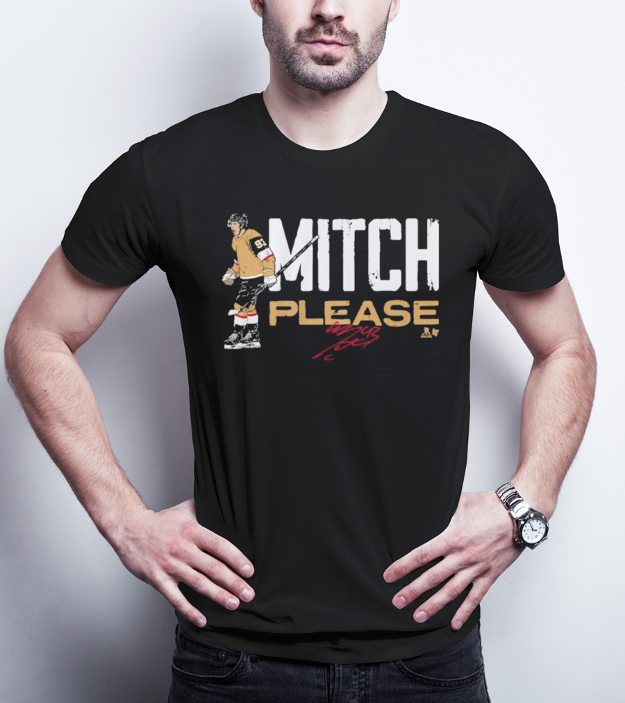 Mitch Please Hockey Graphic With Player T-Shirt