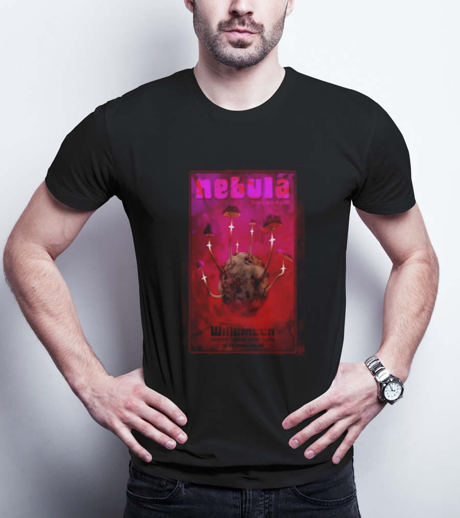 Nebula Willemeen Arnhem Netherlands May 30 2026 Surreal Mushrooms T-Shirt