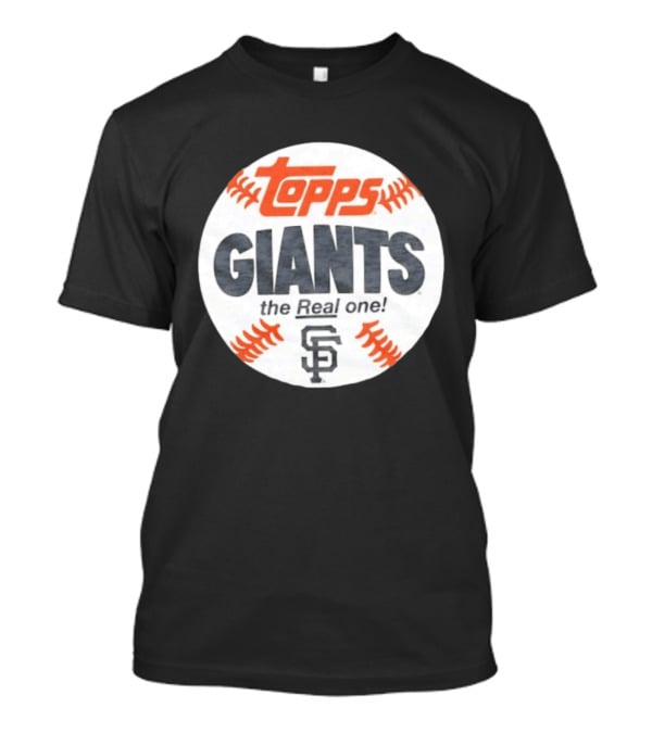 Topps Giants The Real One SF Baseball Collaboration T-Shirt