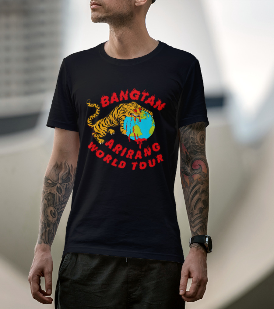 Bangtan Arirang World Tour Tiger Earth T-Shirt