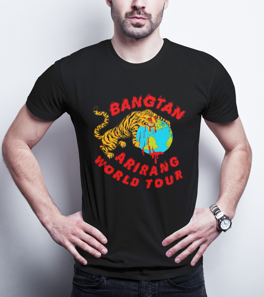Bangtan Arirang World Tour Tiger Earth T-Shirt