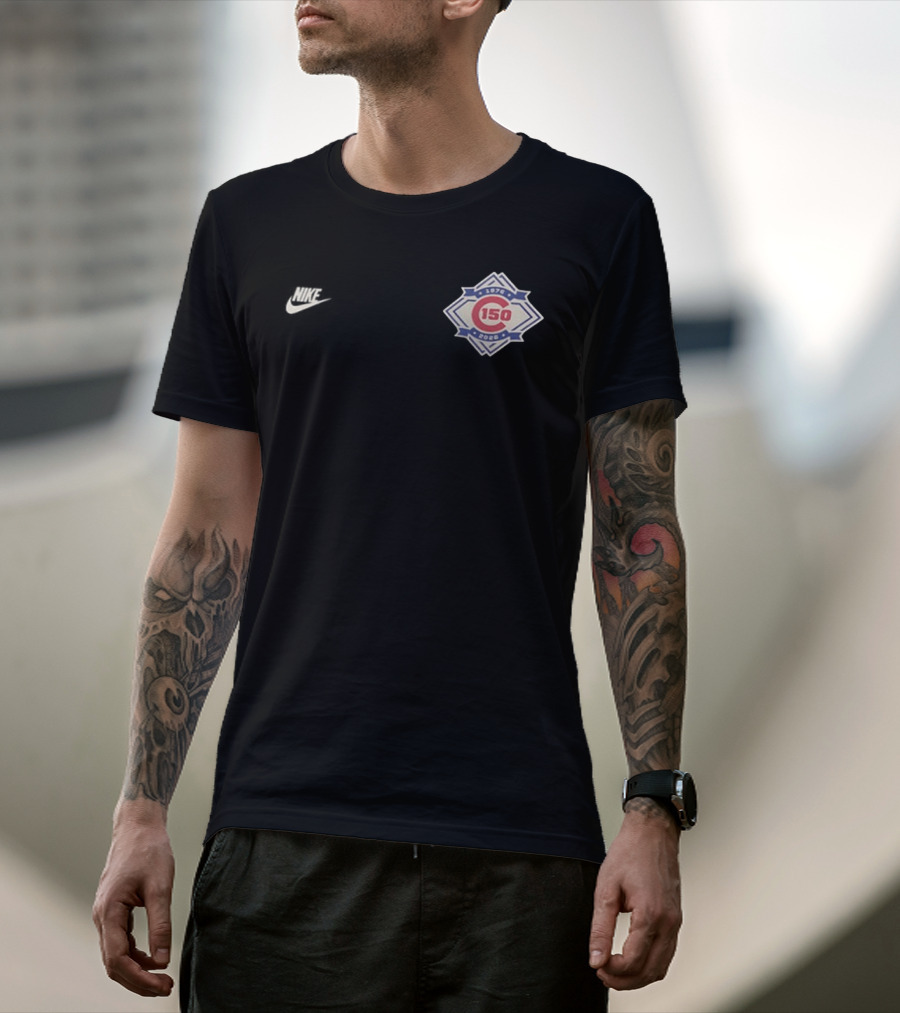 Chicago Cubs Nike 1876 2026 150th Anniversary 2 Sided C150 T-Shirt