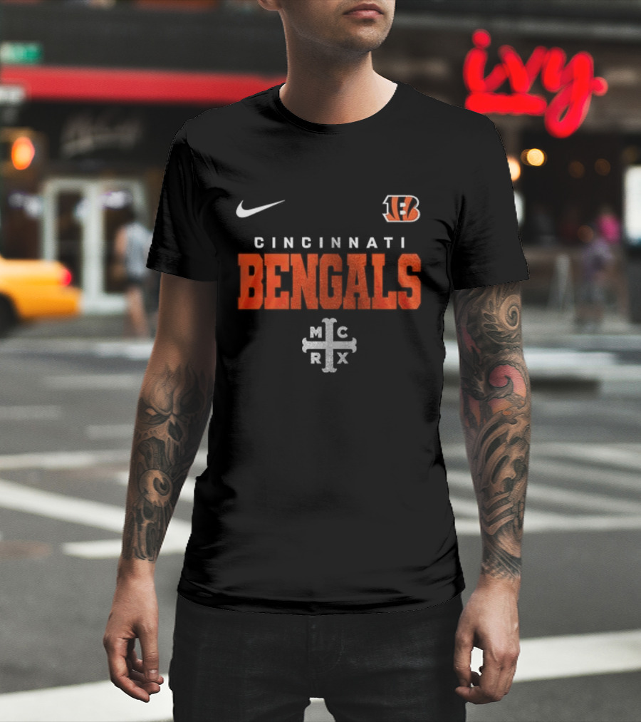 Cincinnati Bengals My Chemical Romance Black Parade Nike Collab T-Shirt