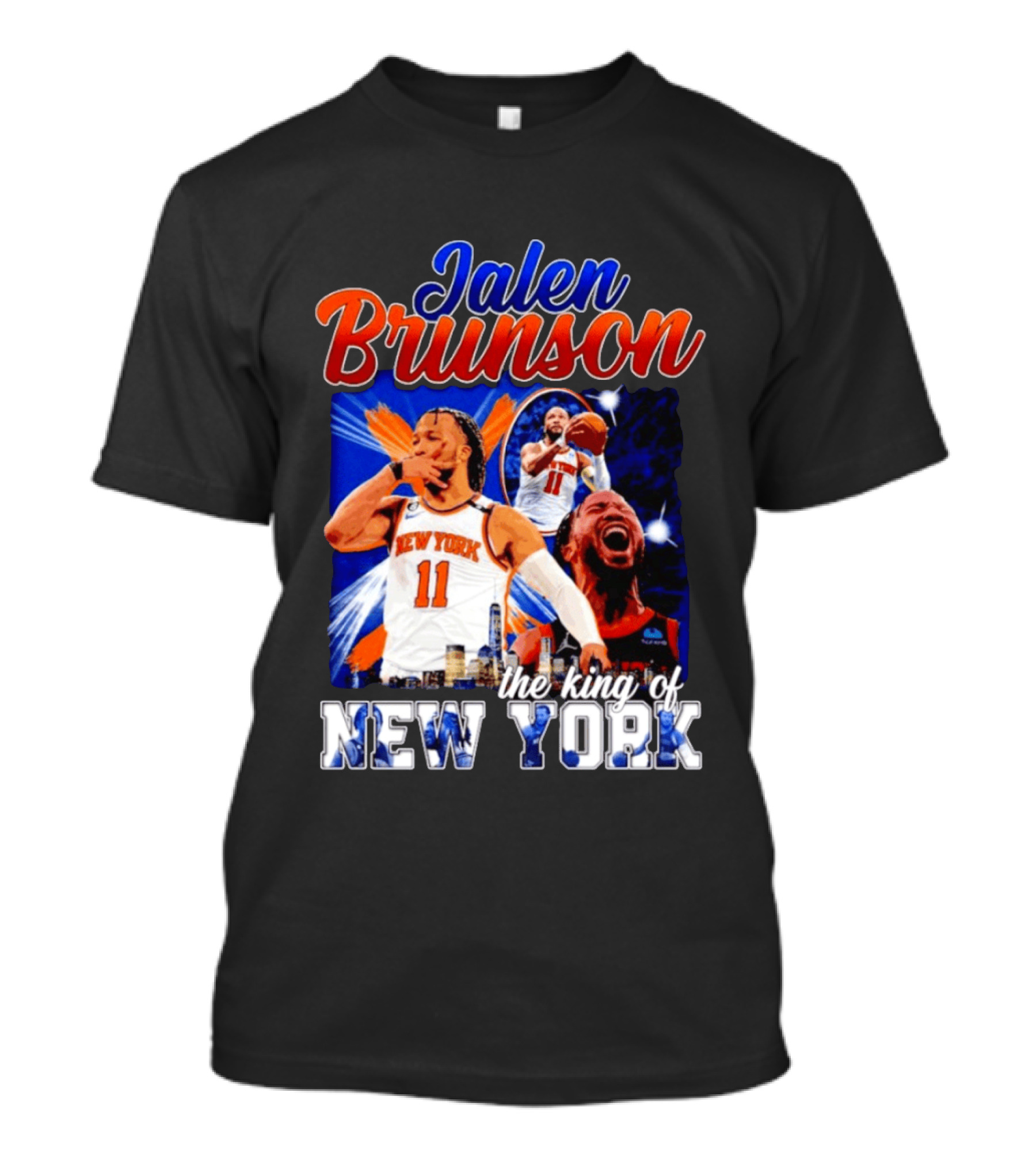 Jalen Brunson The King Of New York New York Knicks Basketball T-Shirt