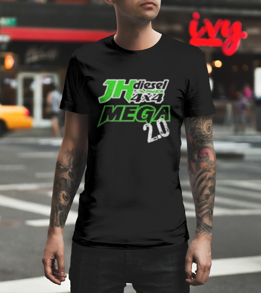 JH Diesel Mega 20 Mud Truck T-Shirt