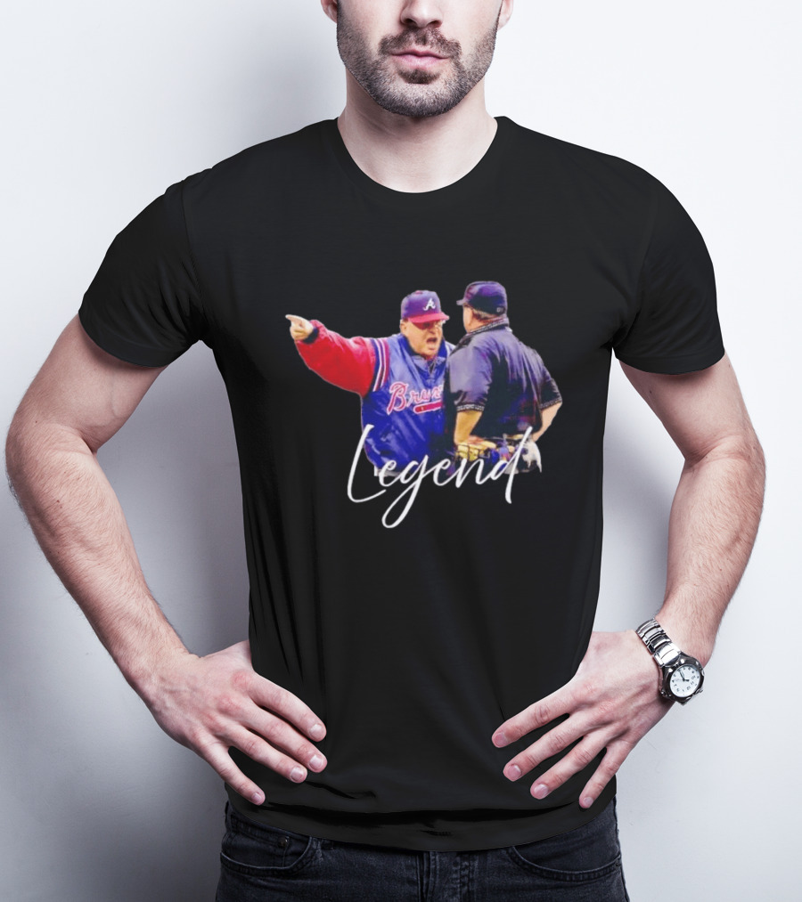 Legend Braves Bobby Cox Heated Argument With Referee T-Shirt