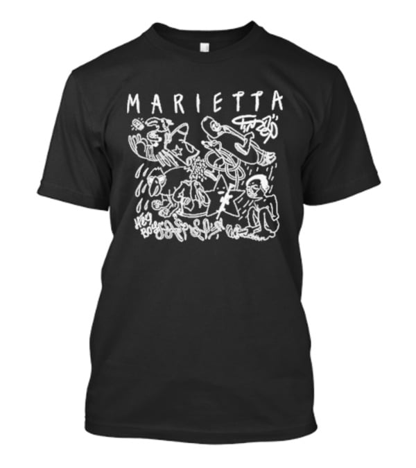 Marietta Riley Hey Boy Abstract Doodle T-Shirt