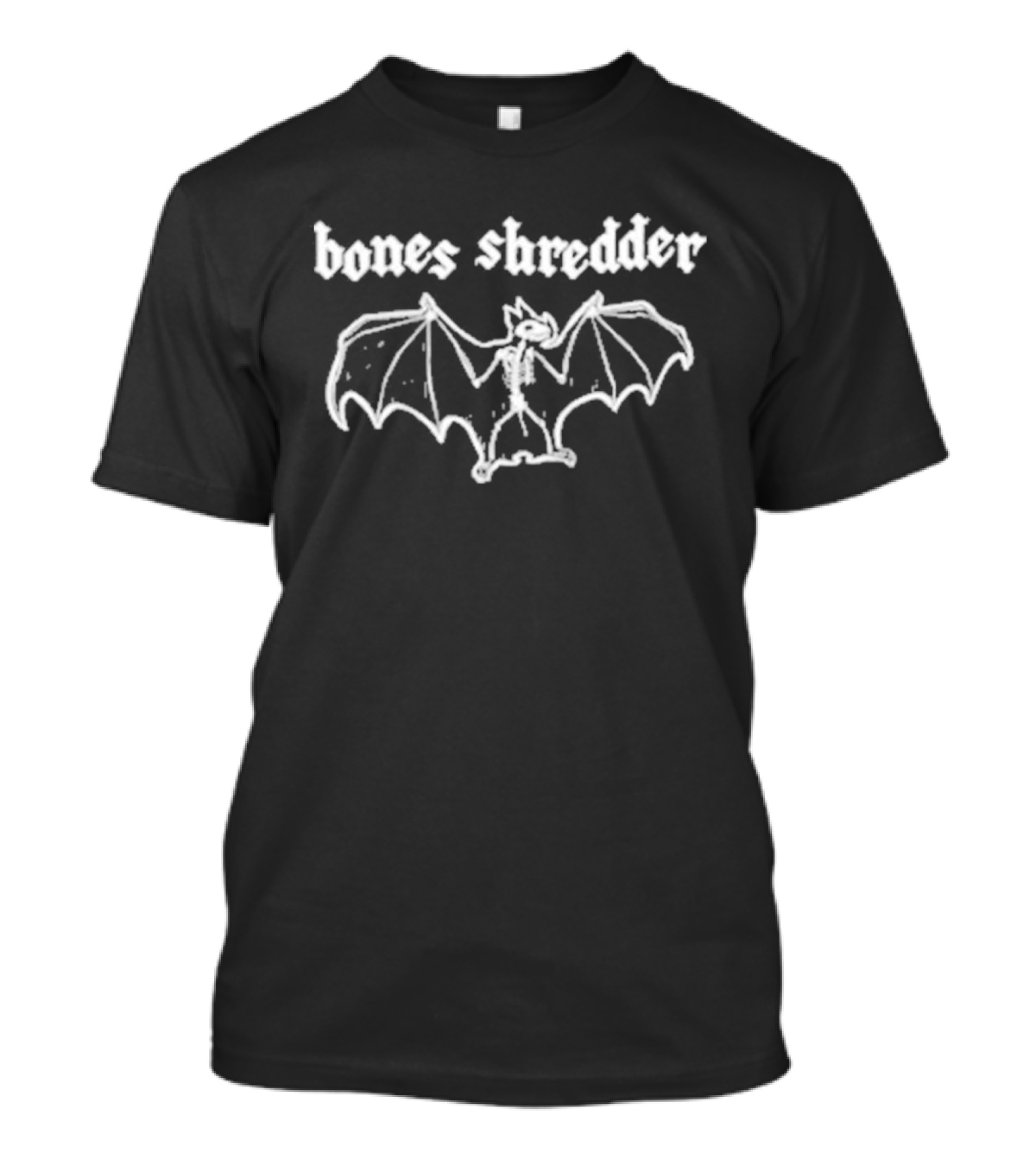 Sunken Teeth Co. Bones Shredder Bat Winged Skeleton T-Shirt