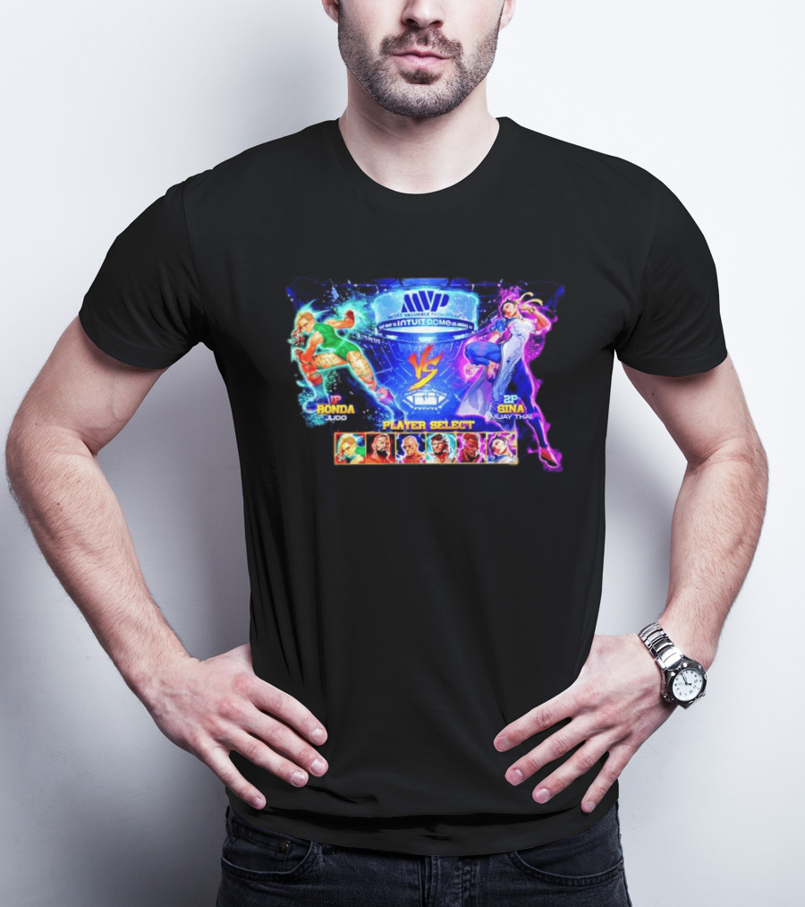 MVP Intuit Dome Ronda Judo Vs Gina Muay Thai Player Select T-Shirt