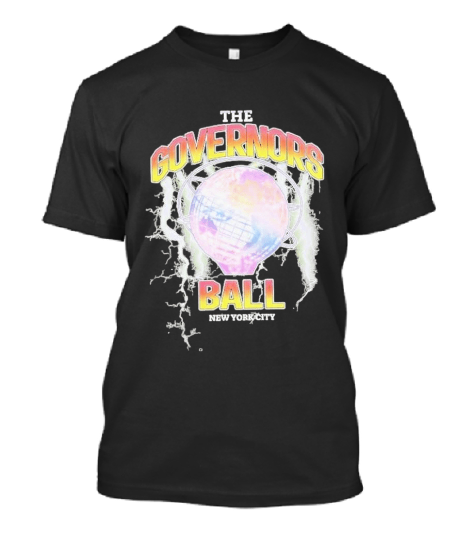 The Governors Ball New York City Lightning Globe Festival T-Shirt