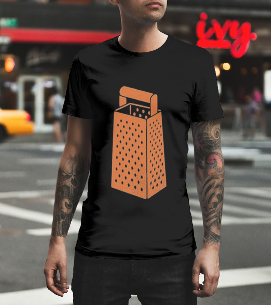 Shredded Cheese Grater Kitchen Tool Humor T-Shirt
