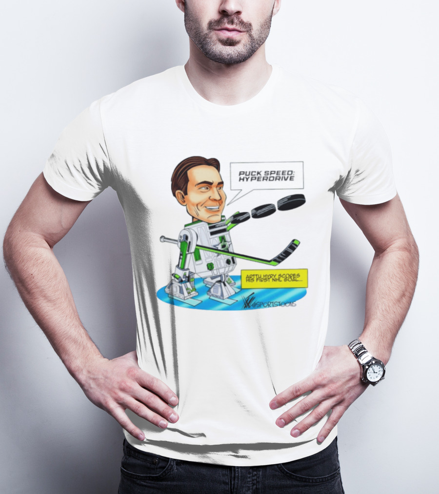 Arttu Hyry Puck Speed R2 D2 Dallas Stars First NHL Goal T-Shirt