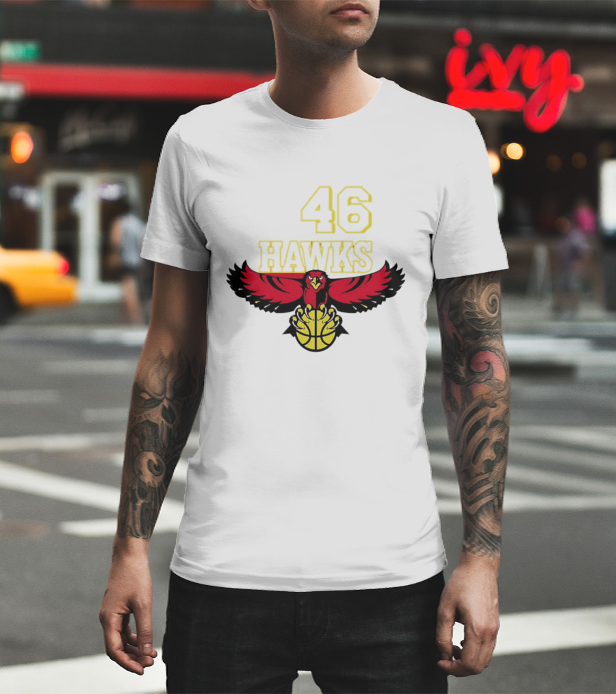 Atlanta Hawks 46 Iconic Basketball Team T-Shirt