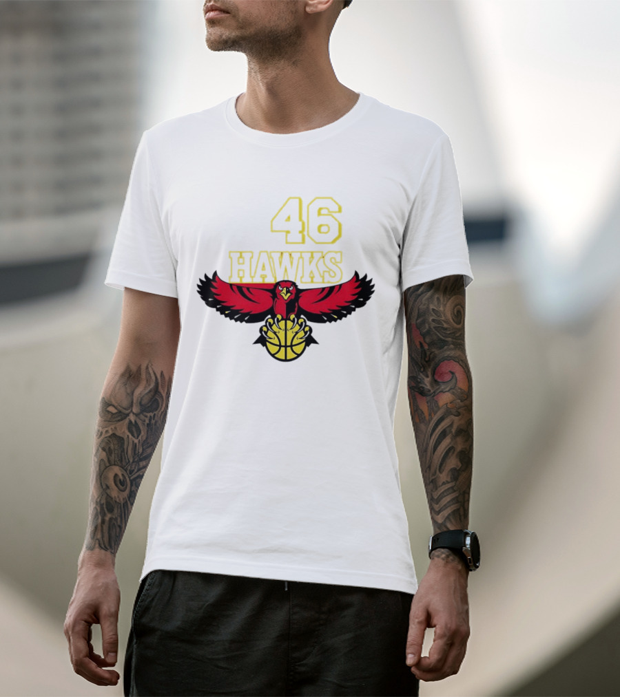 Atlanta Hawks 46 Iconic Basketball Team T-Shirt