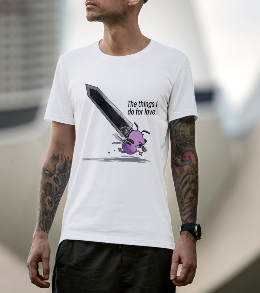 Courage The Cowardly Dog The Things I Do For Love Giant Sword Adventure T-Shirt