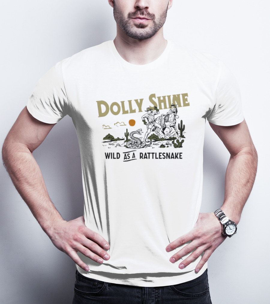 Dolly Shine Cowboys And Rattlesnake Adventure Wild West T-Shirt