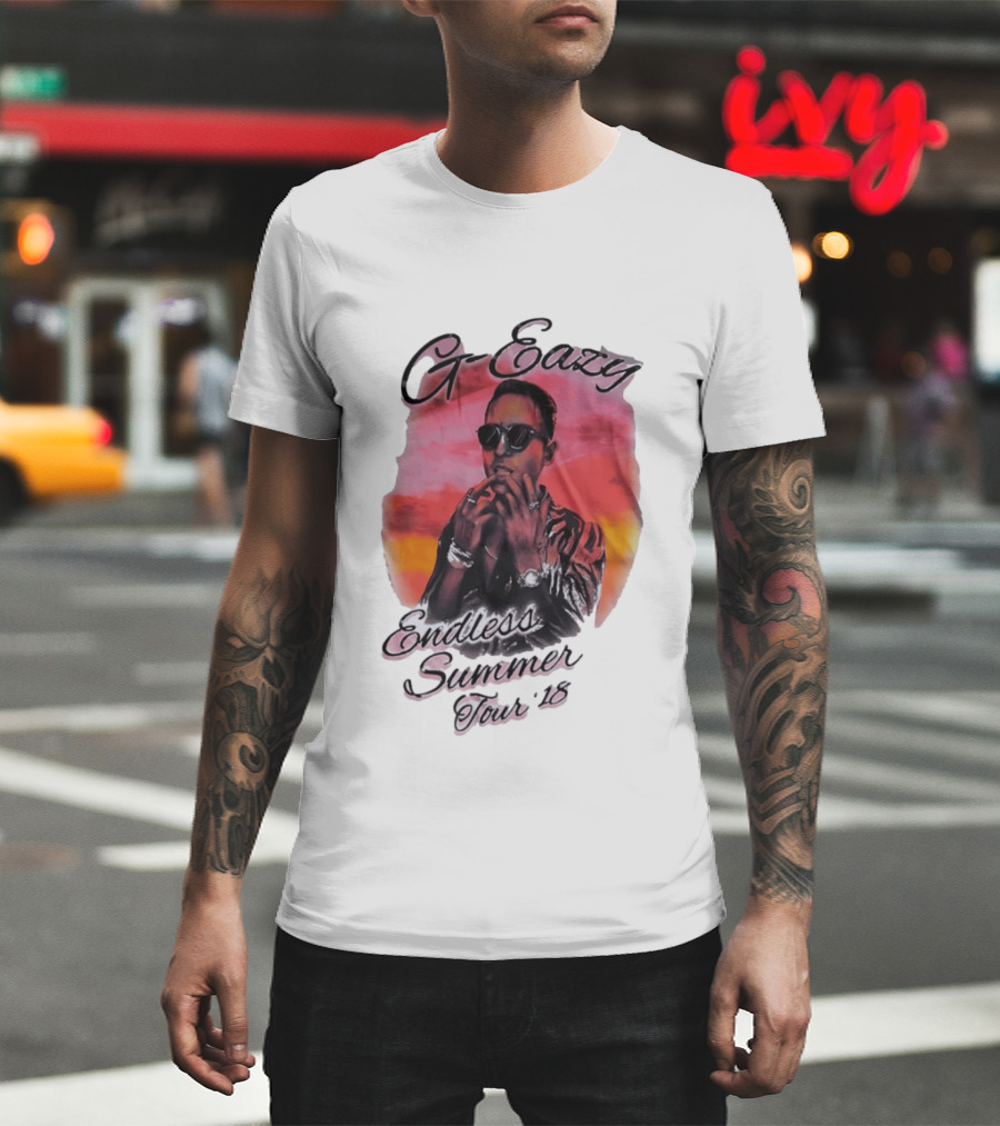 G Eazy Endless Summer Tour 2018 Retro Sunset T-Shirt