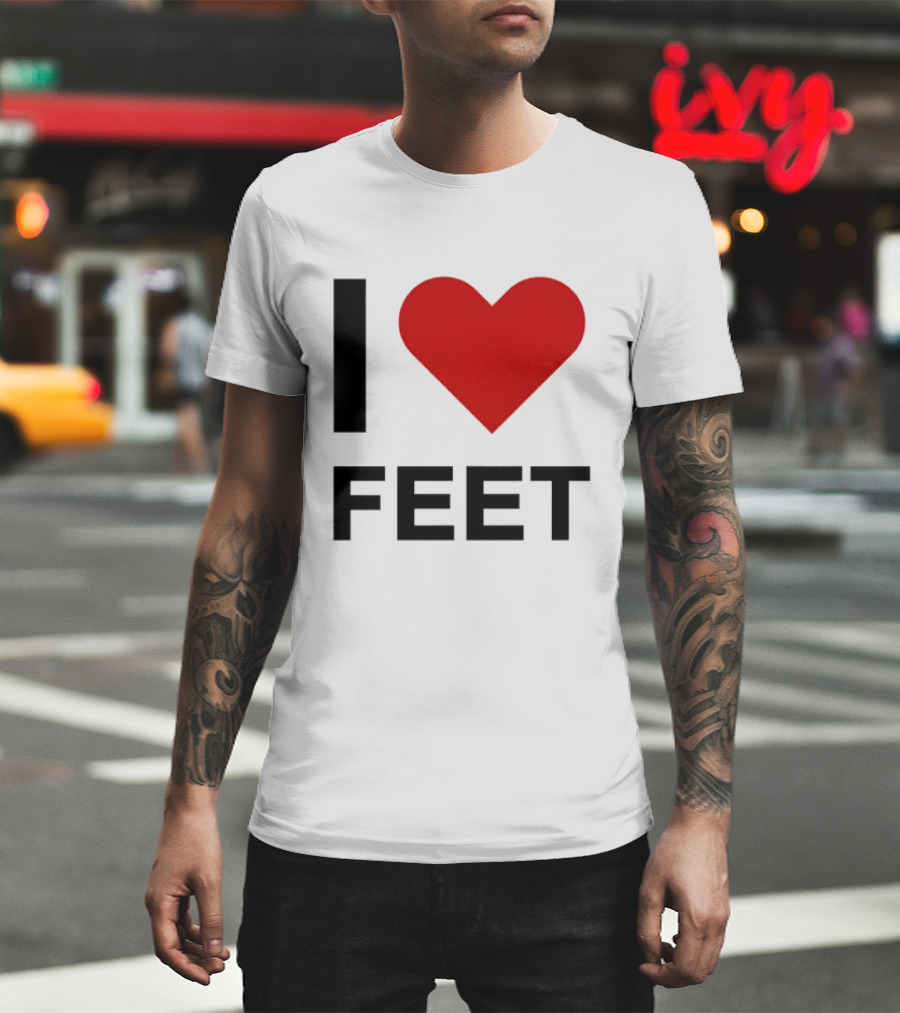 I Heart Feet T-Shirt