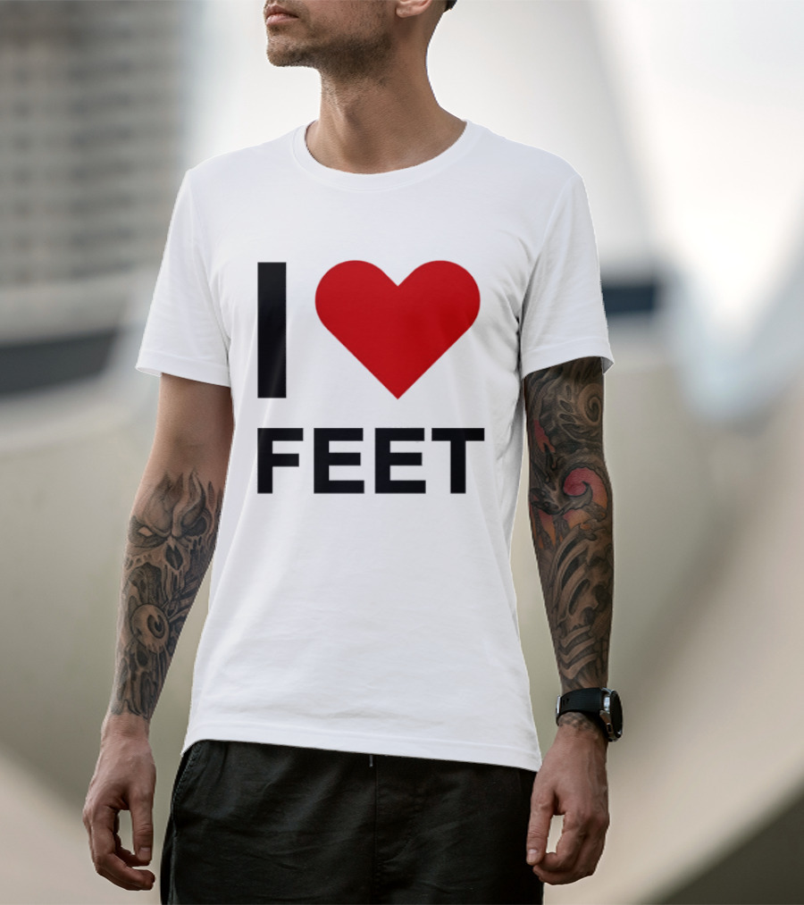 I Heart Feet T-Shirt