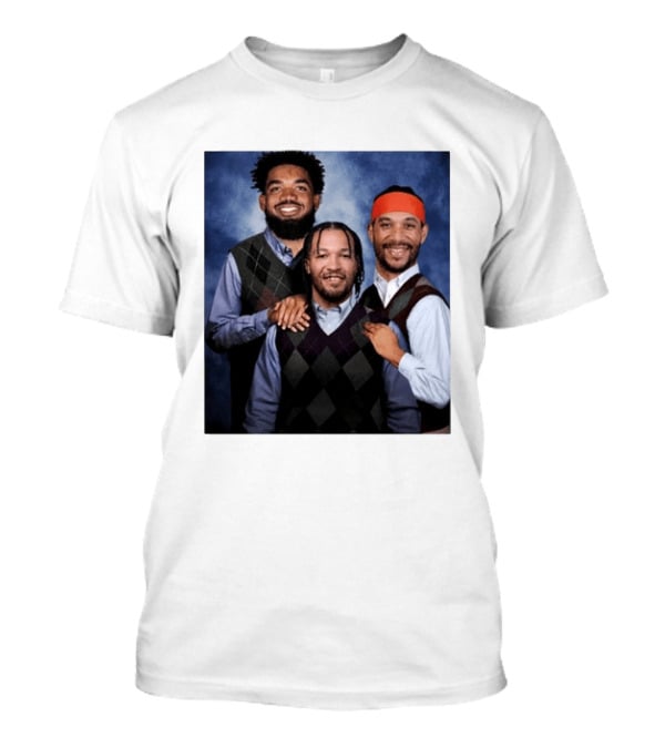 Karl Anthony Towns Jalen Brunson Josh Hart Step Brothers Argyle Sweater T-Shirt