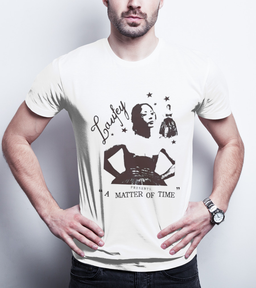 Laufey A Matter Of Time Features Retro Silhouette And Stars T-Shirt