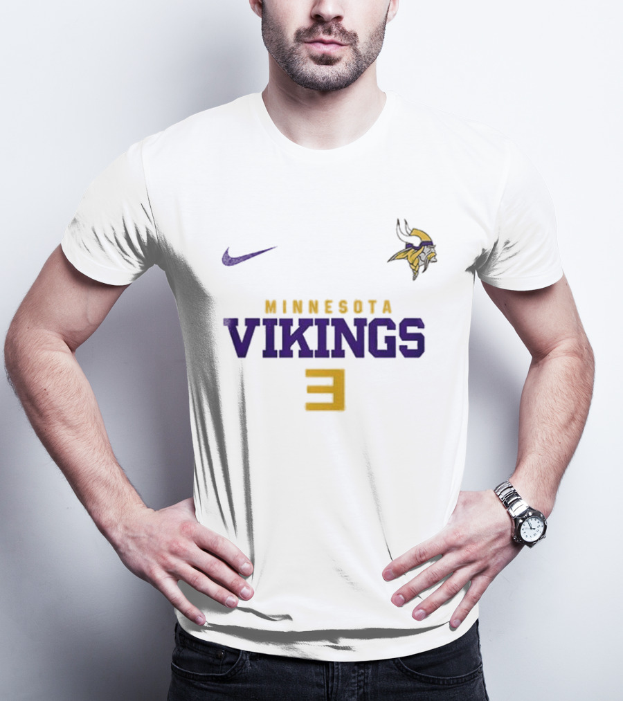 Minnesota Vikings Nike Slim Shady Mask Eminem Collaboration T-Shirt