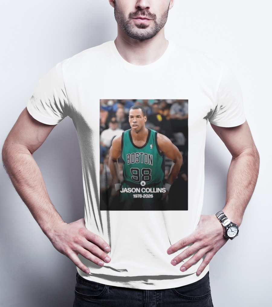 Boston Jason Collins 1978 2026 98 Rest In Peace T-Shirt
