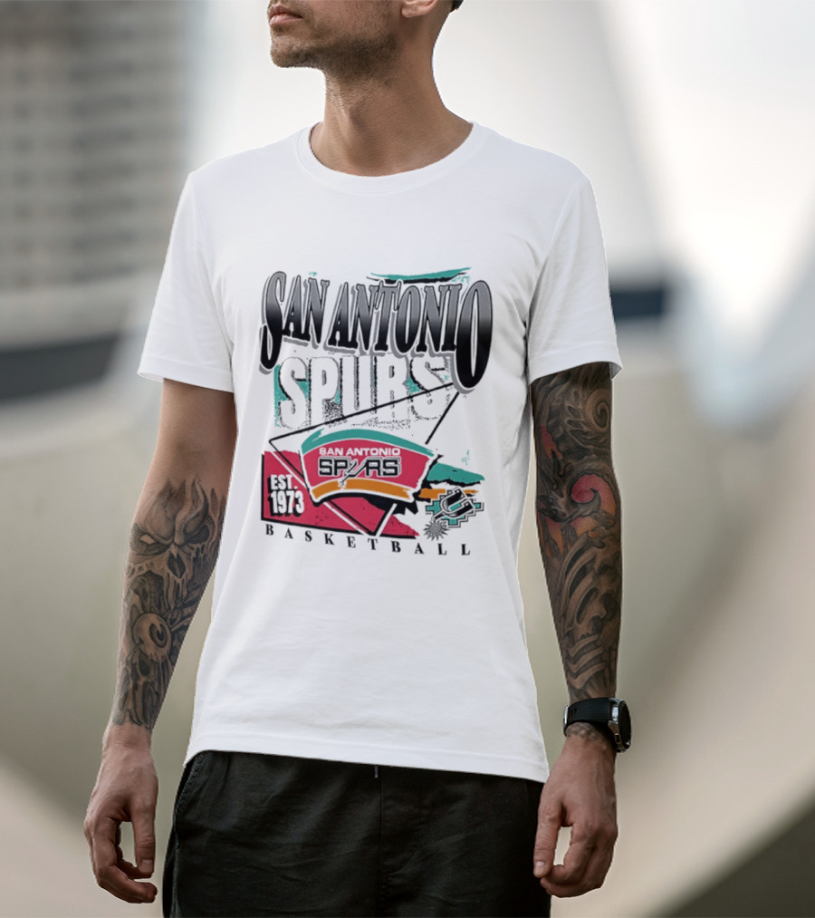 San Antonio Spurs Basketball Est 1973 T-Shirt