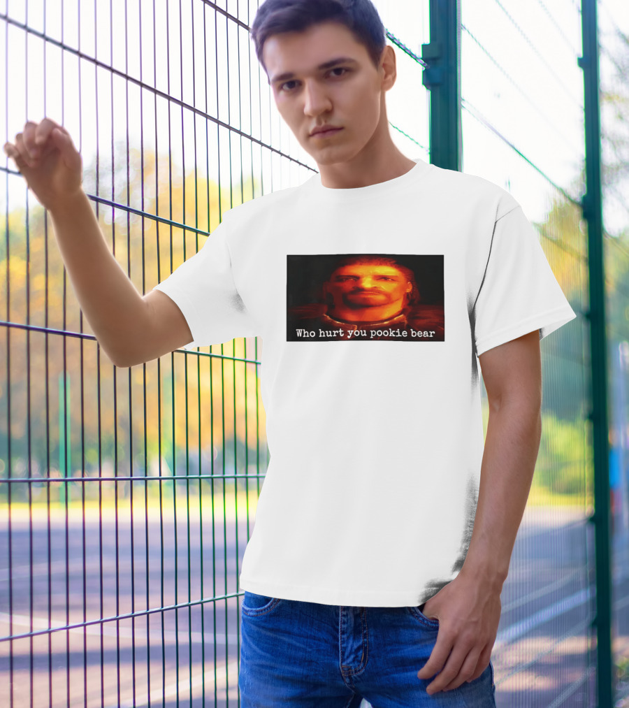 Who Hurt You Pookie Bear Video Game T-Shirt