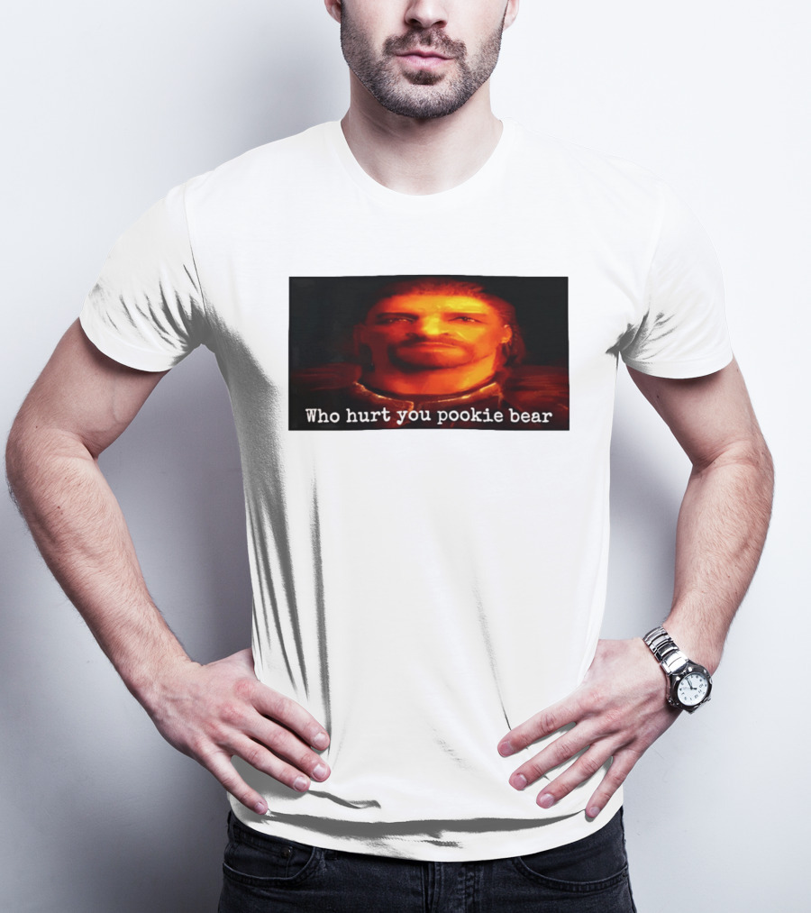 Who Hurt You Pookie Bear Video Game T-Shirt