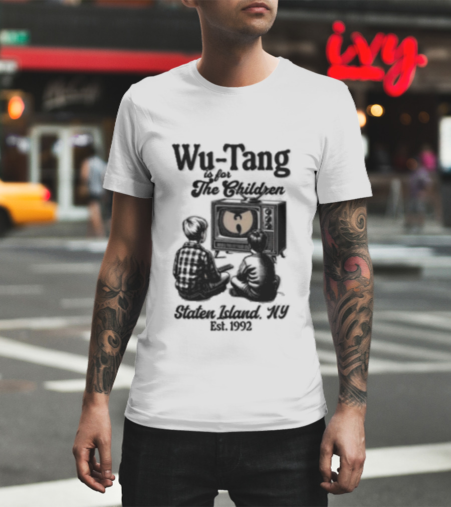 Wu Tang Clan For The Children Staten Island NY Est 1992 T-Shirt