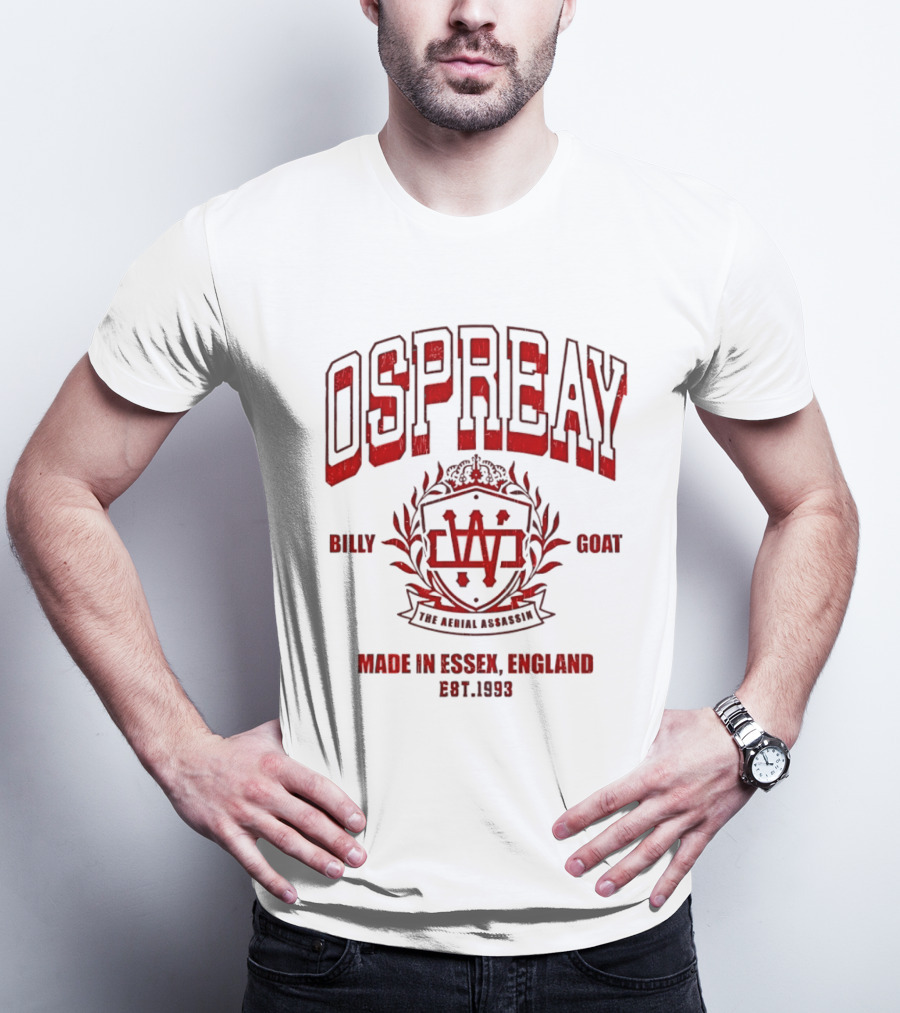 Ospreay Billy Goat The Aerial Assassin Made In Essex England Est 1993 T-Shirt