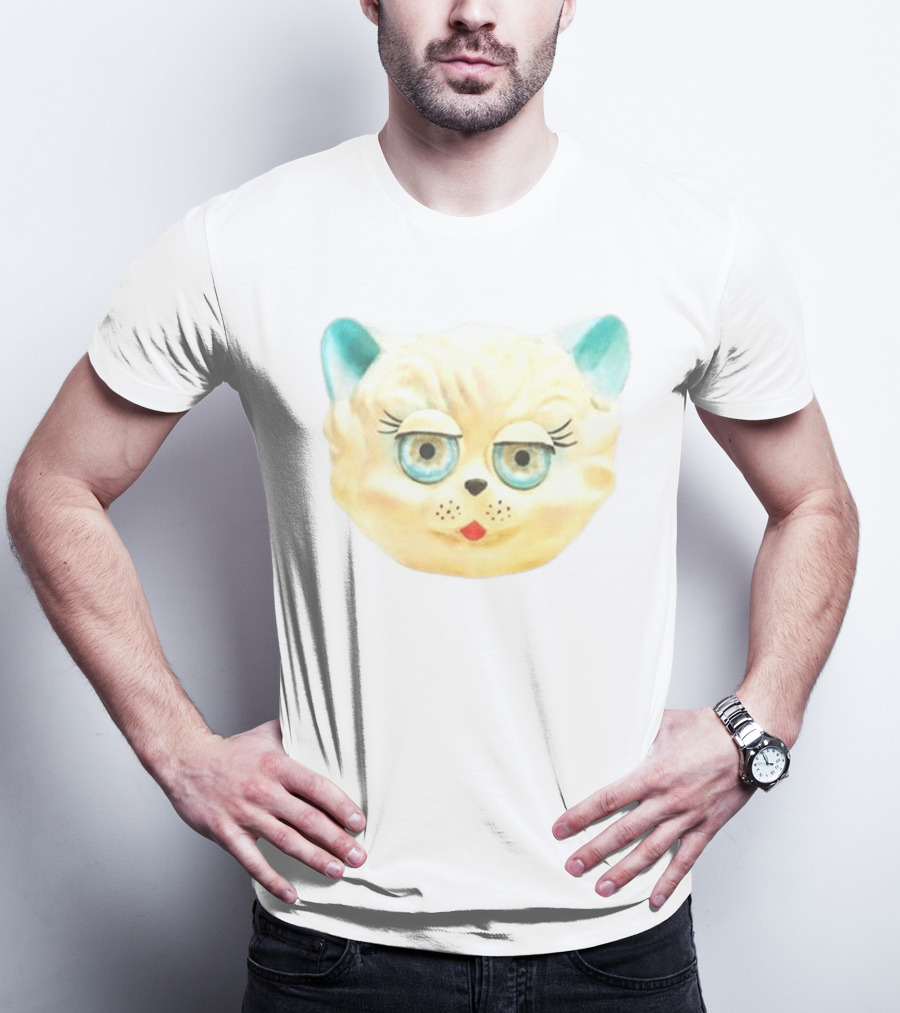 Carl Radke Valentino Le Chat De La Maison Vintage Cat Figurine T-Shirt