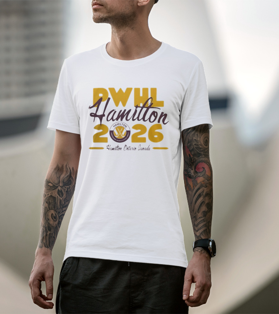 PWHL Hamilton 2026 Ontario Canada Hamilton Pour Enfants Stadium Essentials T-Shirt