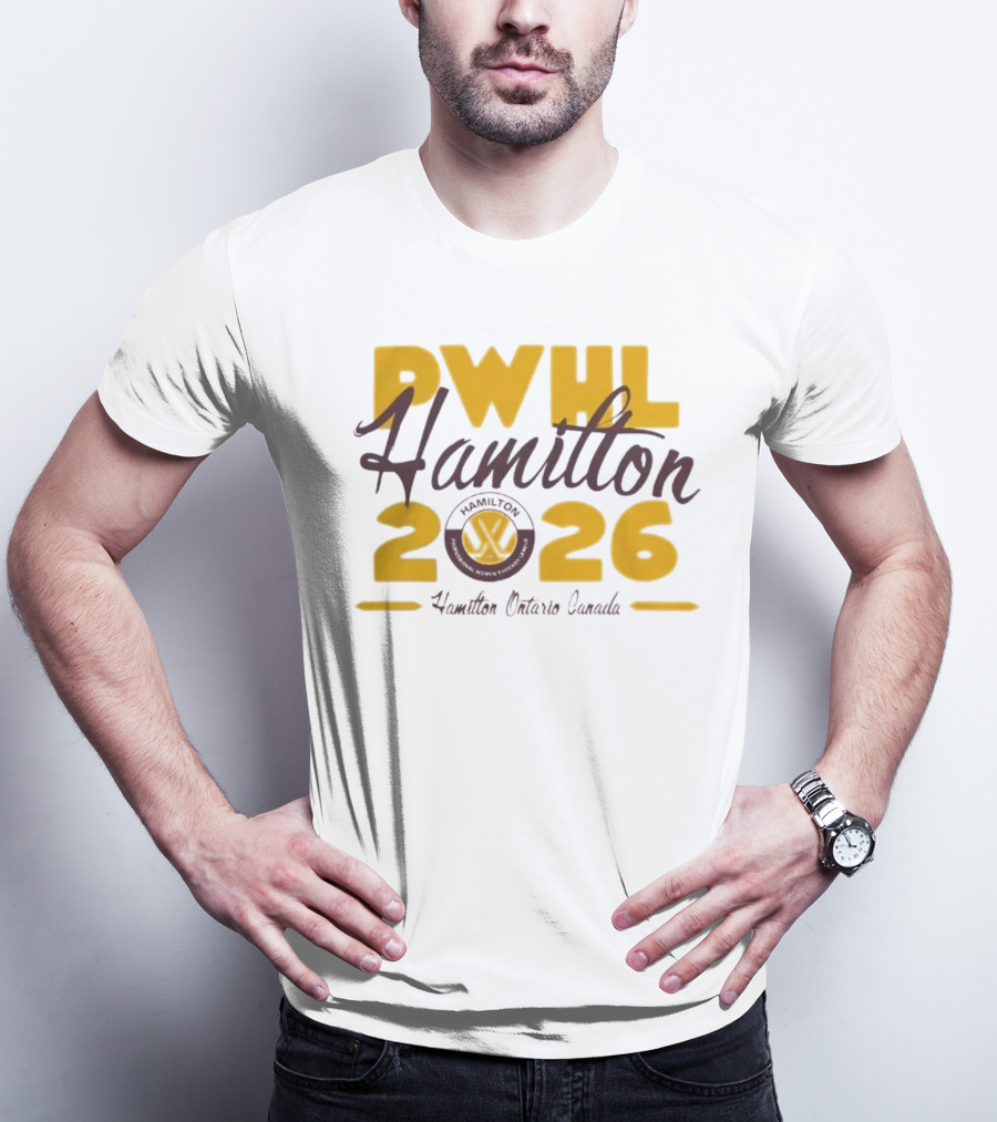 PWHL Hamilton 2026 Ontario Canada Hamilton Pour Enfants Stadium Essentials T-Shirt