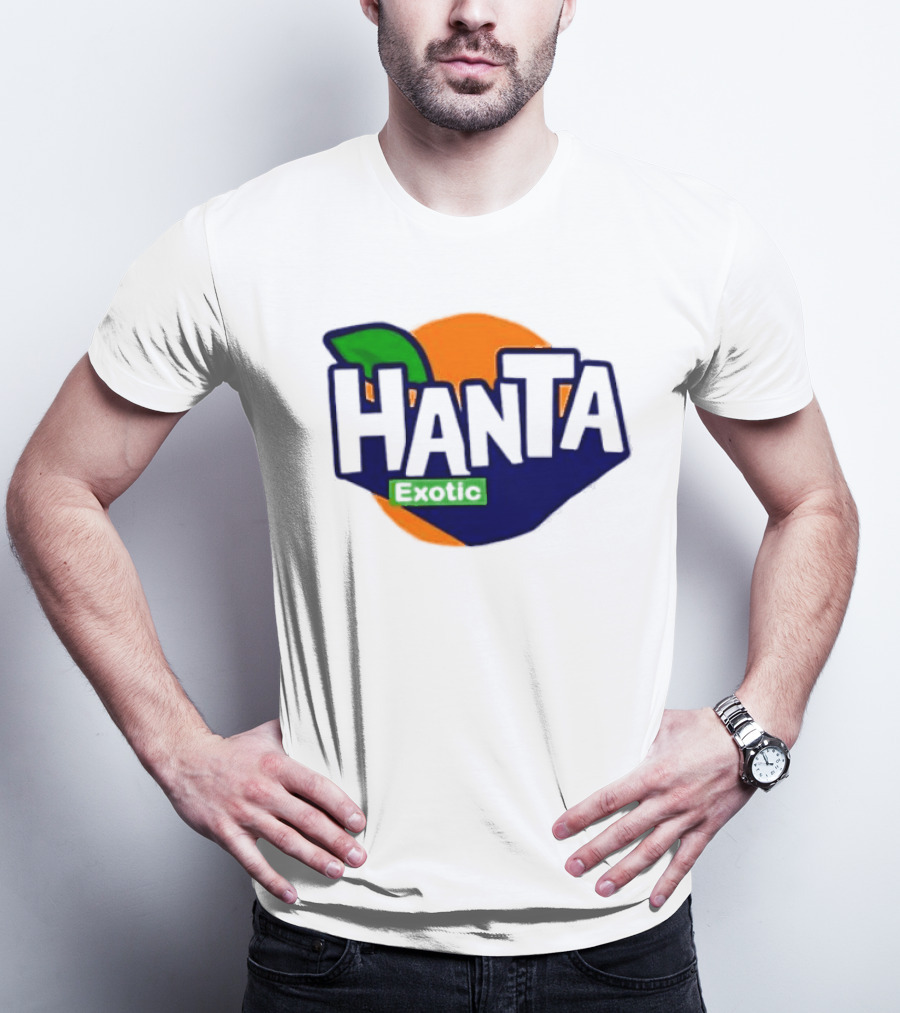 Hanta Exotic Fanta Leaf Orange T-Shirt