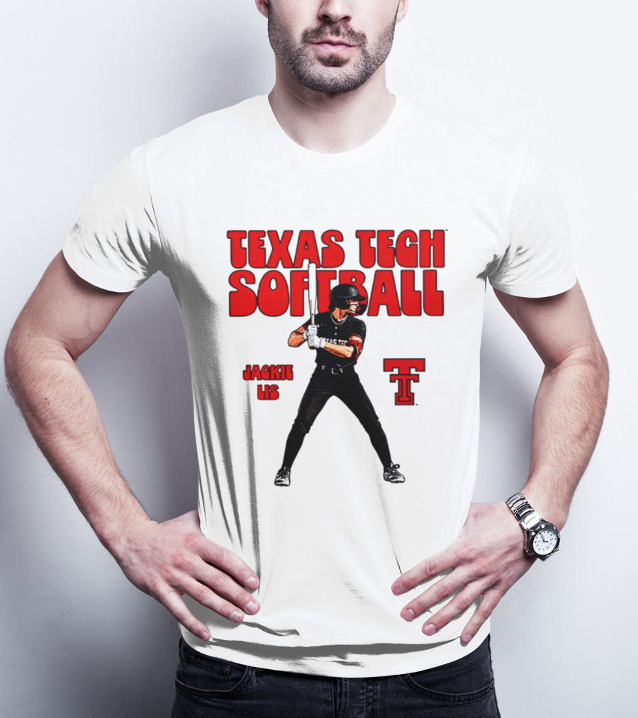 Texas Tech Red Raiders Jackie Lis Softball Player T-Shirt