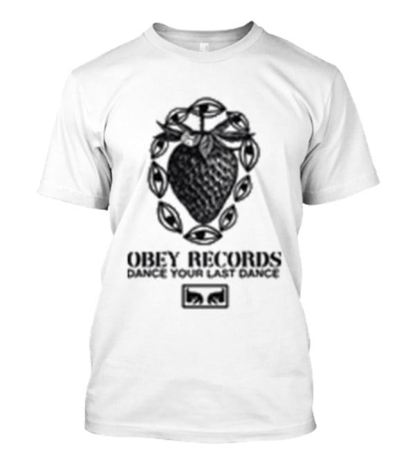 Obey Records Garden Heavyweight Music Art Collection T-Shirt